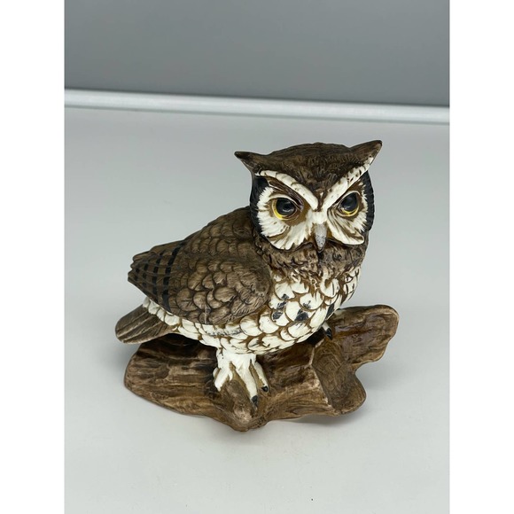 Homco | Accents | Vintage Homco Ceramic Porcelain Barn Owl Collectible ...